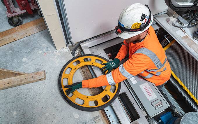 KONE construction time use elevator - KONE Bulgaria